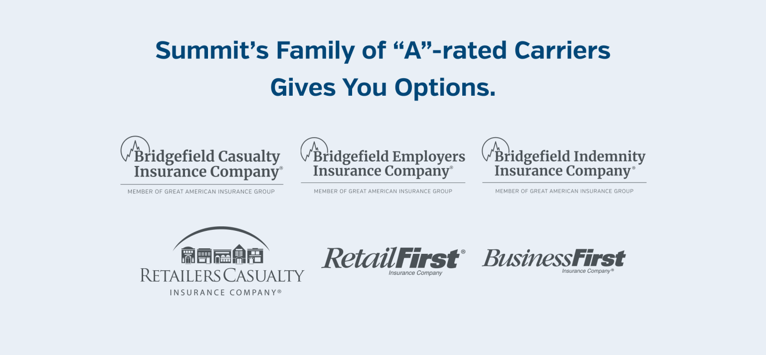 Our Family of A-rated Carriers – Summit