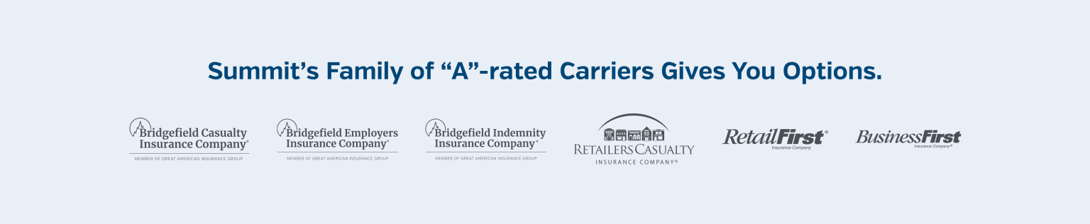 Our Family of A-rated Carriers – Summit