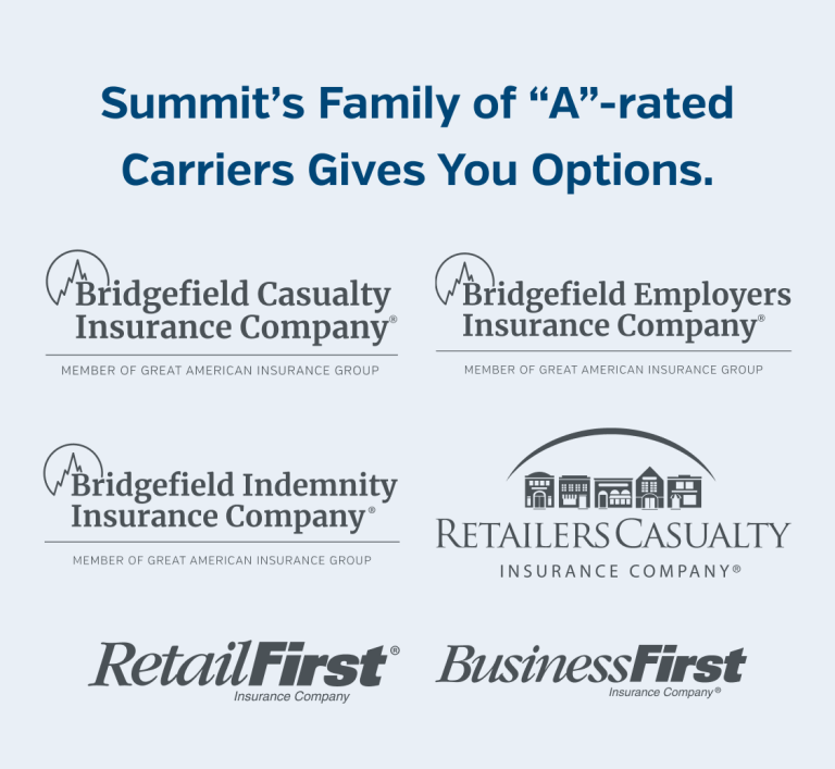 Our Family of A-rated Carriers – Summit
